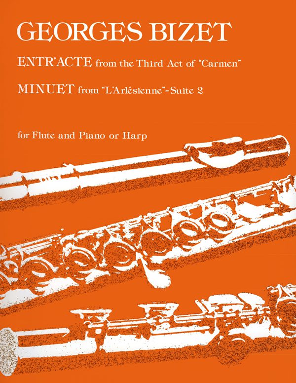 Harp Sheet Music: Entr'acte Act III of ''Carmen'' & Minuet, ''L'Arlesienne'' by BIZET, G.