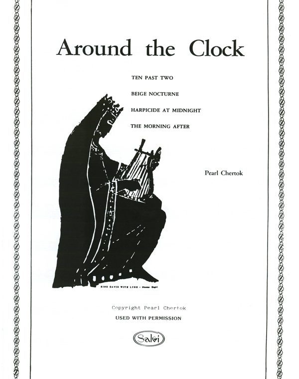 Harp Sheet Music: Around the Clock Suite by CHERTOK, P.