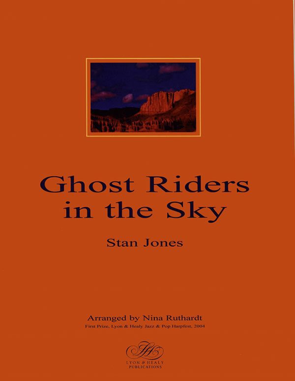 Harp Sheet Music: Ghost Riders in the Sky by JONES, S./RUTHARDT