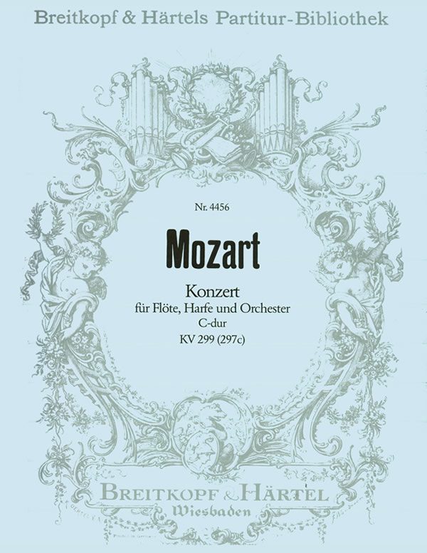 Harp Sheet Music Concerto In C Major Kv 299 For Flute And Harp Score