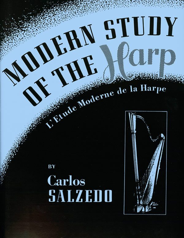 Harp Sheet Music: Modern Study of the Harp by SALZEDO, C.