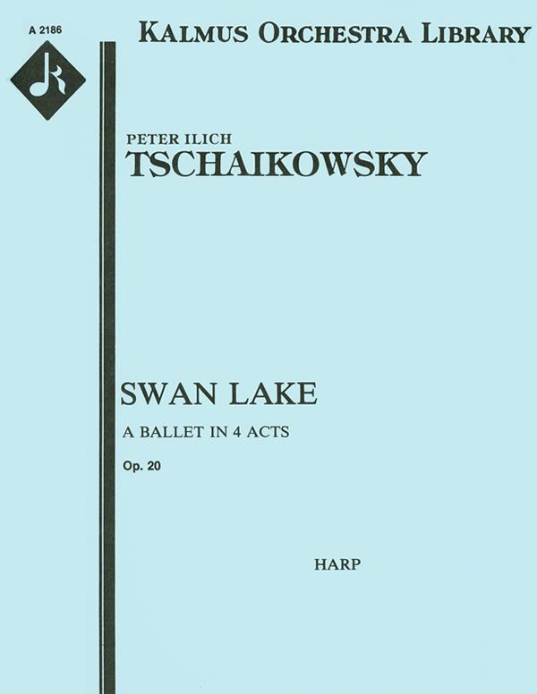 Harp Sheet Music: Swan Lake (complete harp part) by TCHAIKOVSKY, P.