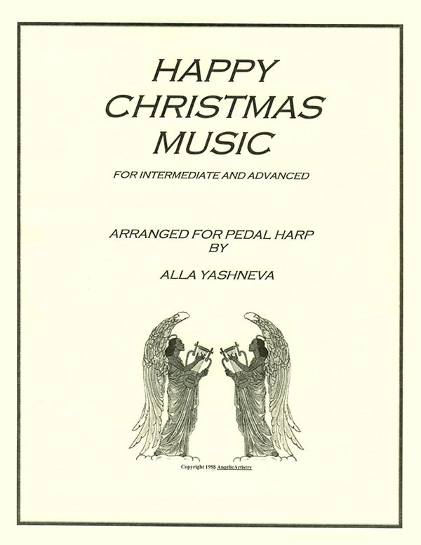 Harp Sheet Music: Happy Christmas Music by YASHNEVA, A.
