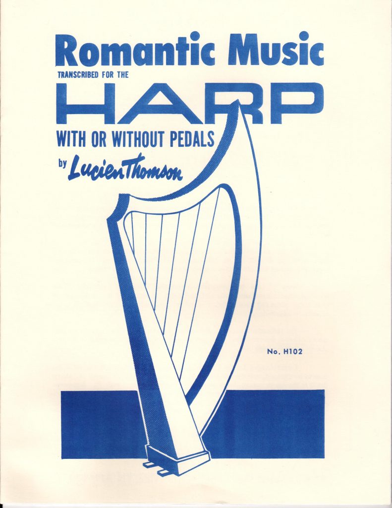 Harp Sheet Music: Romantic Music by THOMSON, L.