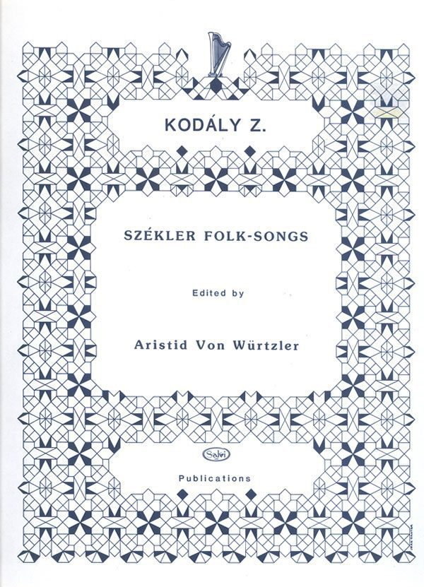Harp Sheet Music: Szekler Folk Song by KODALY, Z./VON WURTZLER
