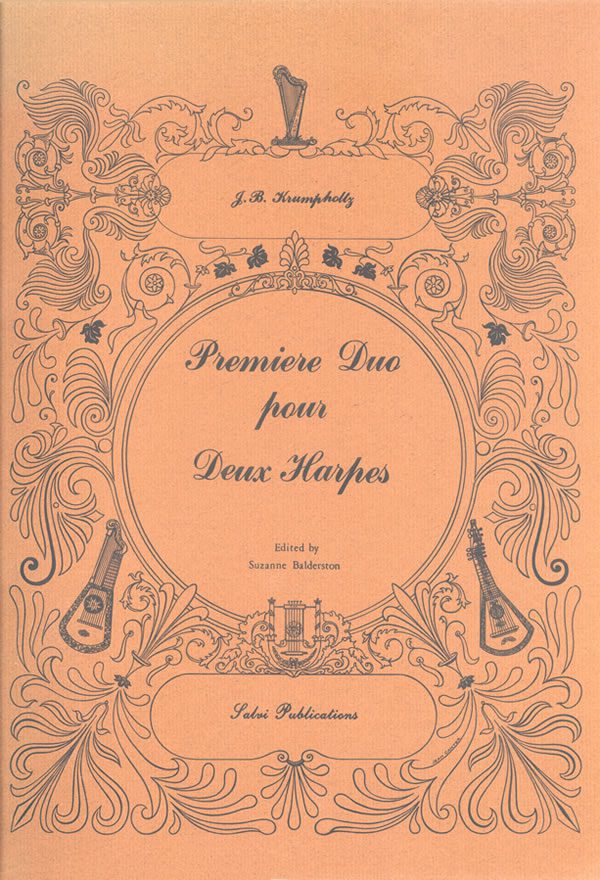 Harp Sheet Music: Premiere Duo pour Deux Harpes (2 harps) by KRUMPHOLTZ ...