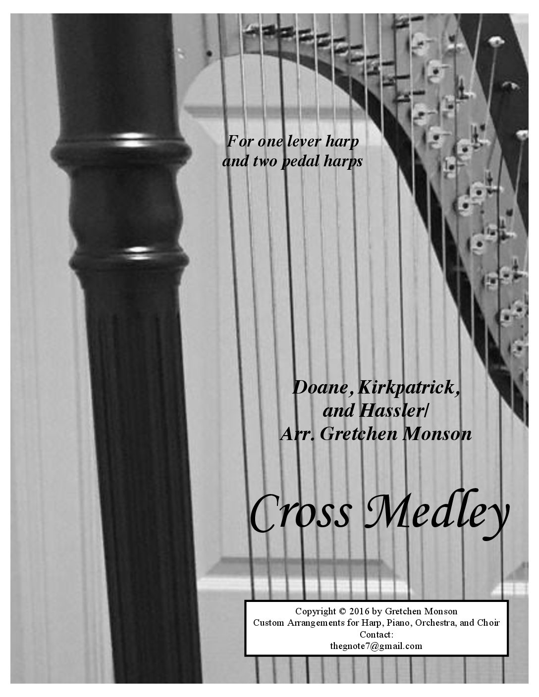 Cross Medley (2 Pedal and 1 Lever Harp) - Harp.com