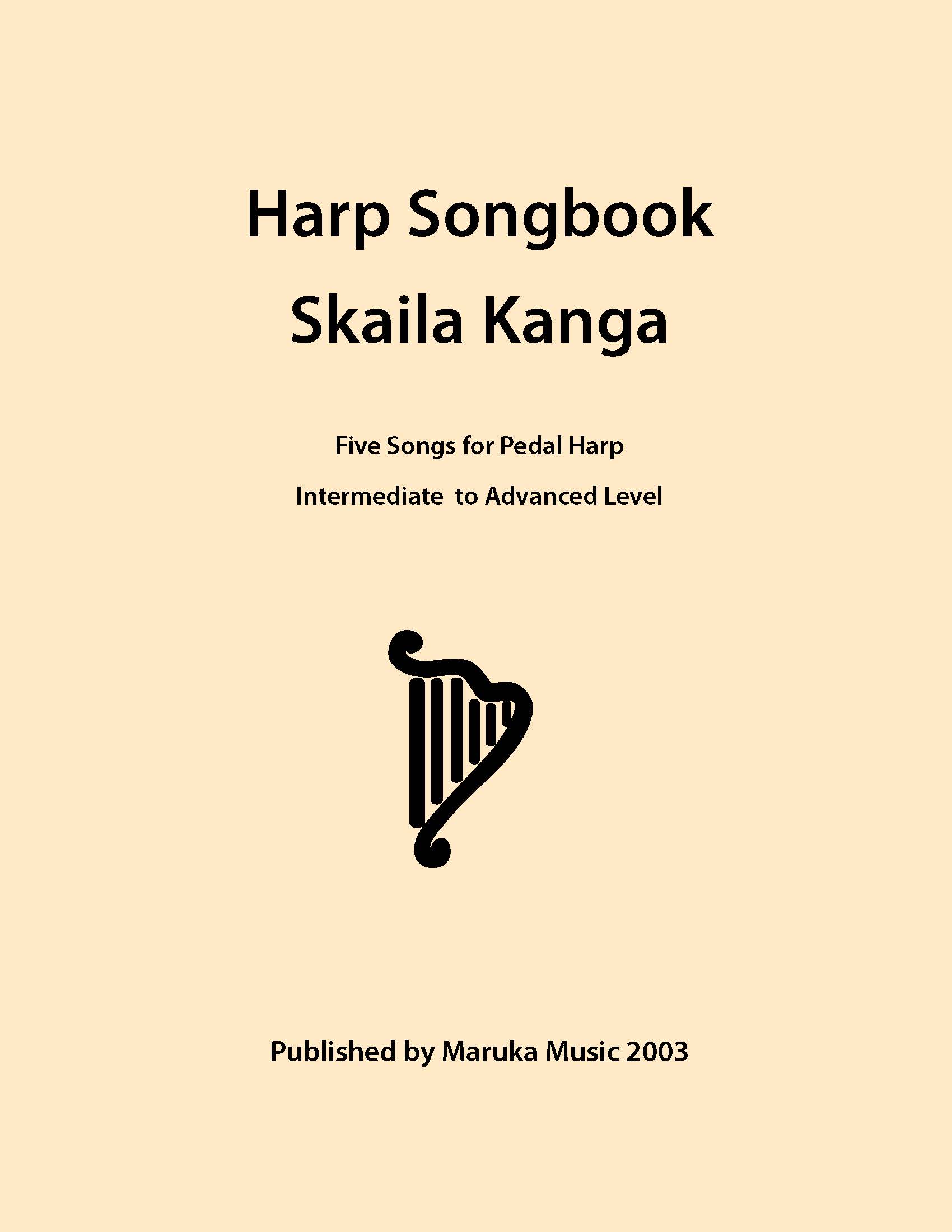 Harp Songbook - Five Songs for Pedal Harp - Harp.com