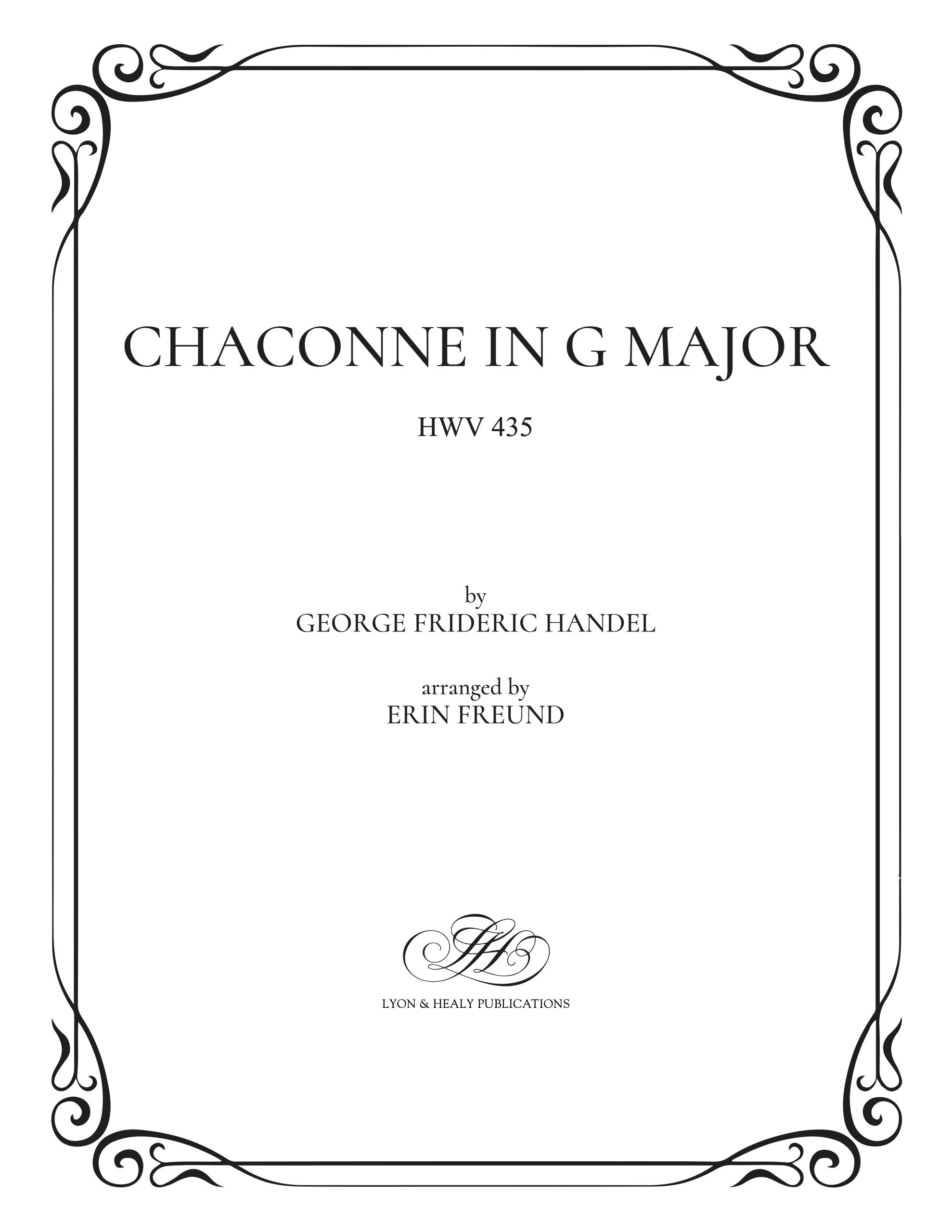 Chaconne in G Major (LHS) - Harp.com