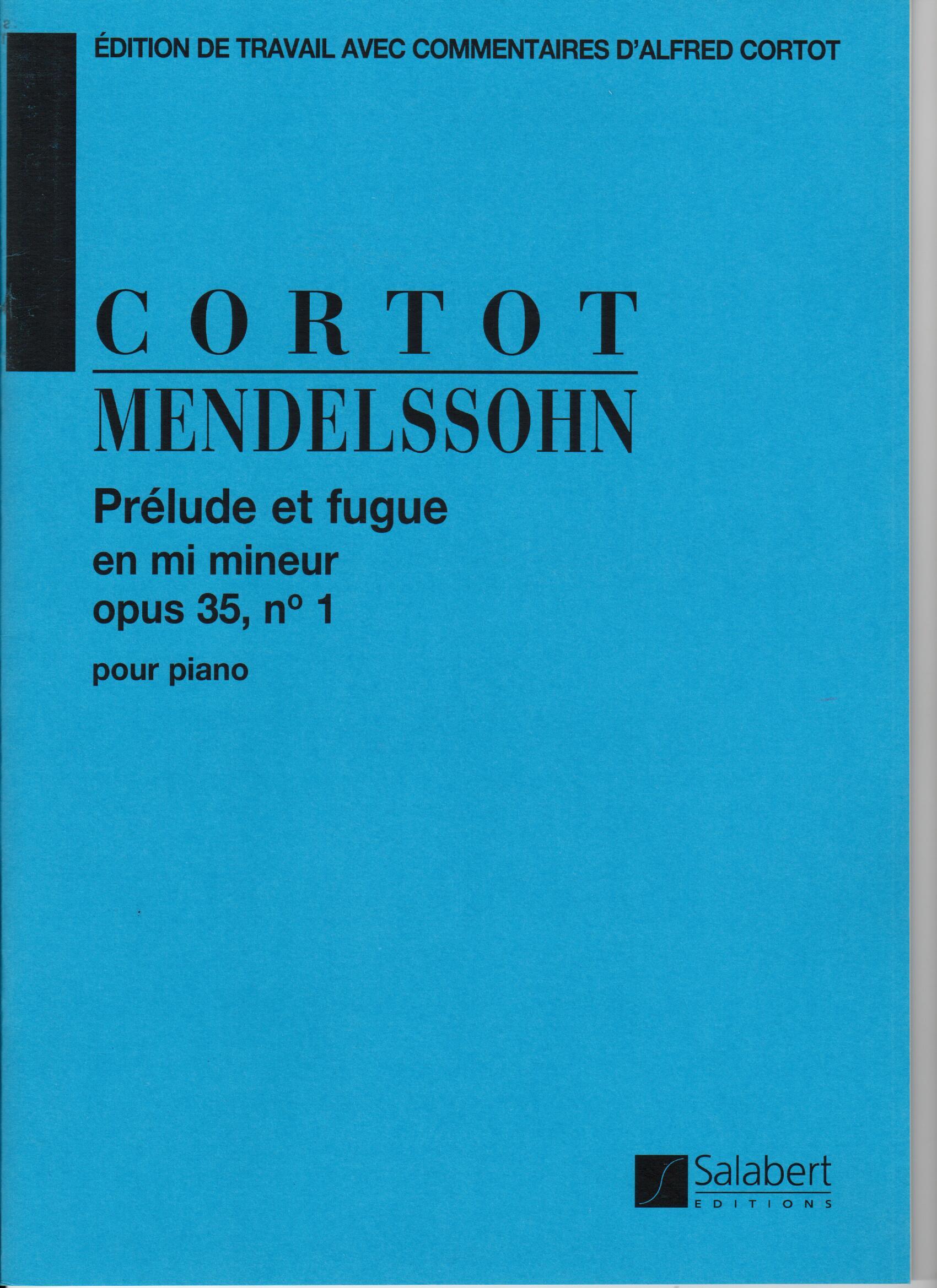 Prelude et Fugue in E Minor-Op. 35, No 1 - Harp.com
