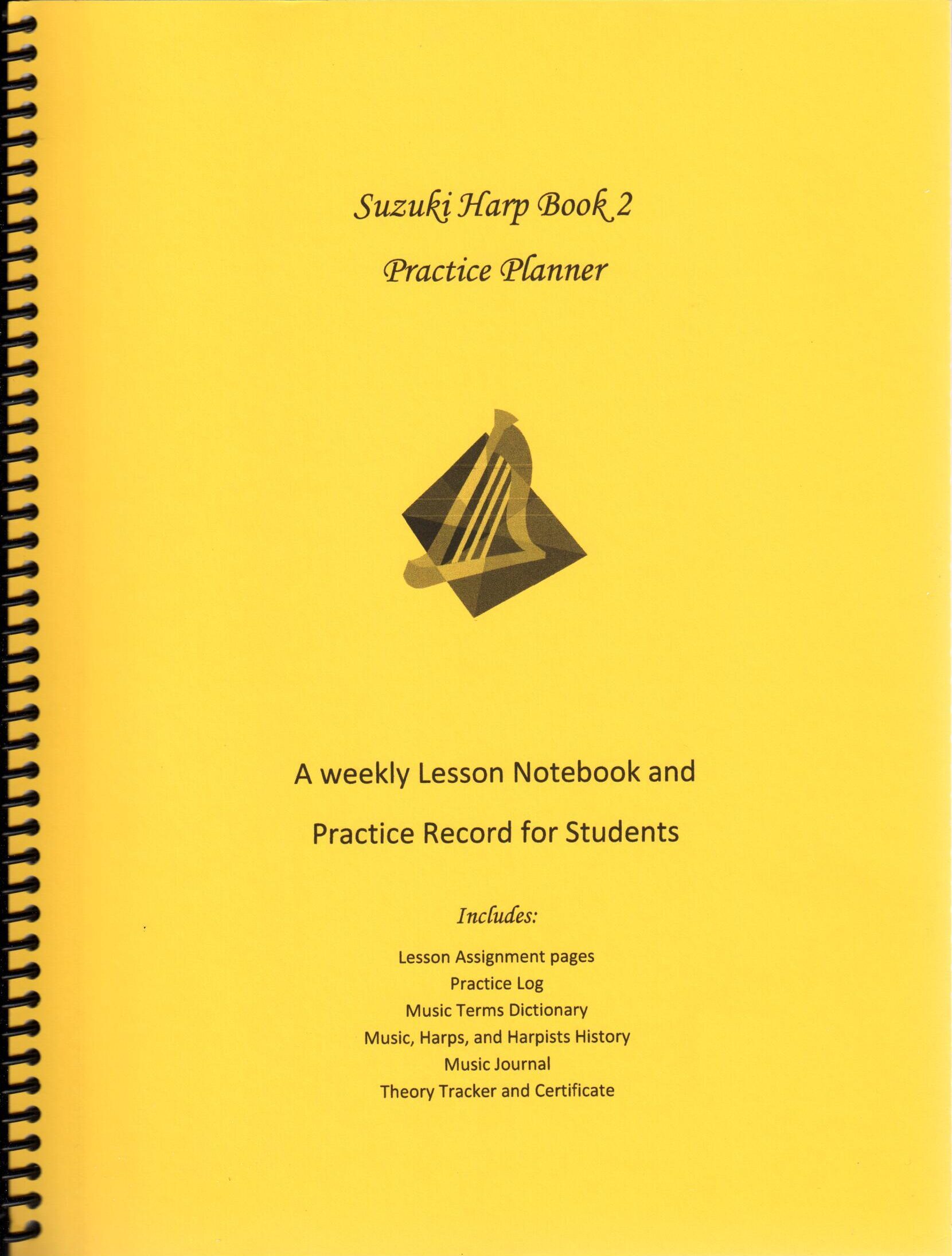 Suzuki Practice Planner - Book 2 - Harp.com